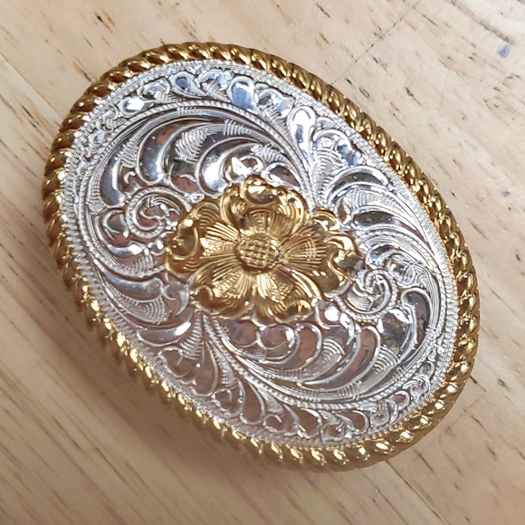 Crumrine | Accessories | Vintage Collectible Crumrine Floral Silver And ...